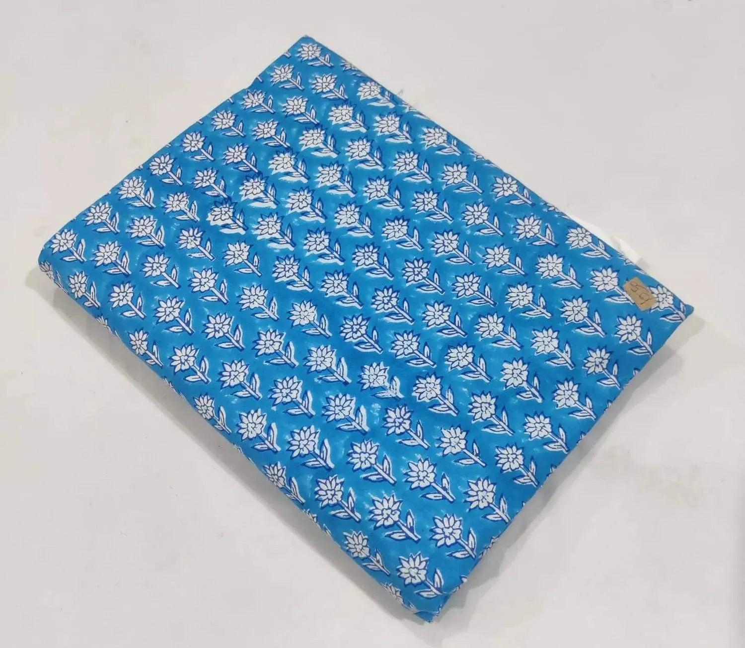 Sophia Block Print Cotton Fabric – Thread To Form
